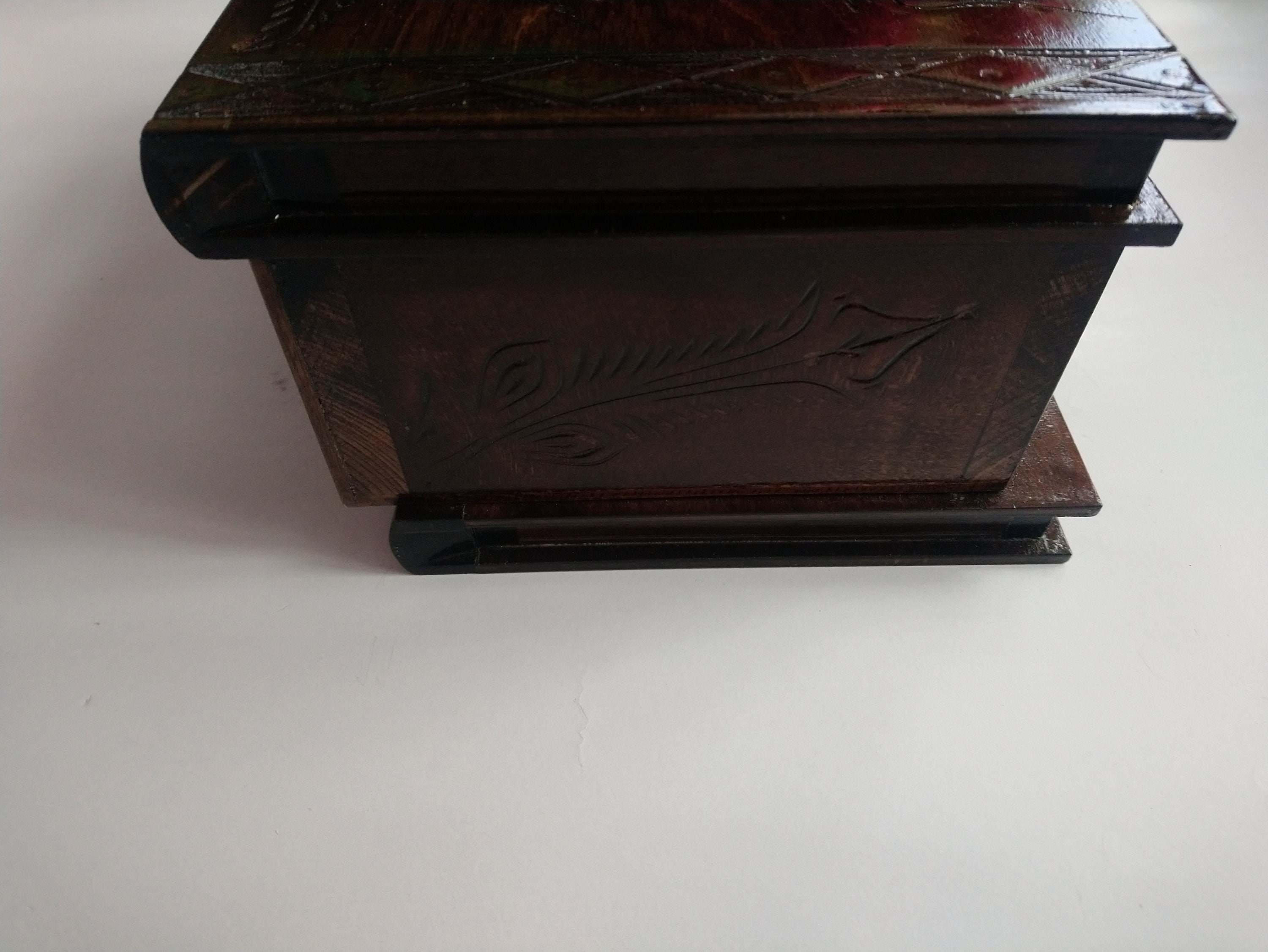 Giant Puzzle Box Huge Magic Box Carved Treasure Wooden Jewelry Box ...