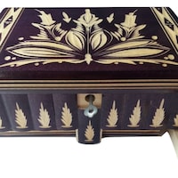 Big Wooden Magic Jewelry Puzzle Box With Hidden Key Secret Opening ...