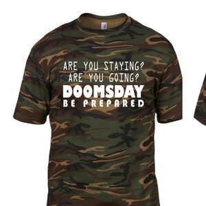 Be Prepared T-shirt - Black - Prepper Wear (NEW BRAND!!) - Doomsday ...
