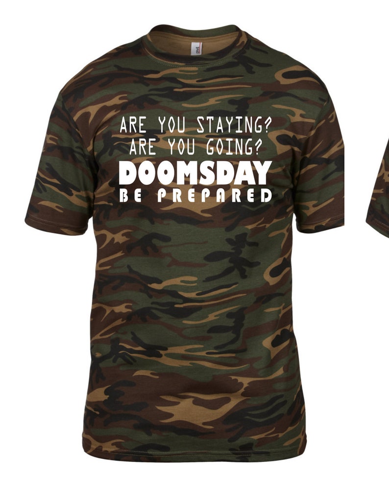 Be Prepared T-shirt - Black - Prepper Wear (NEW BRAND!!) - Doomsday ...