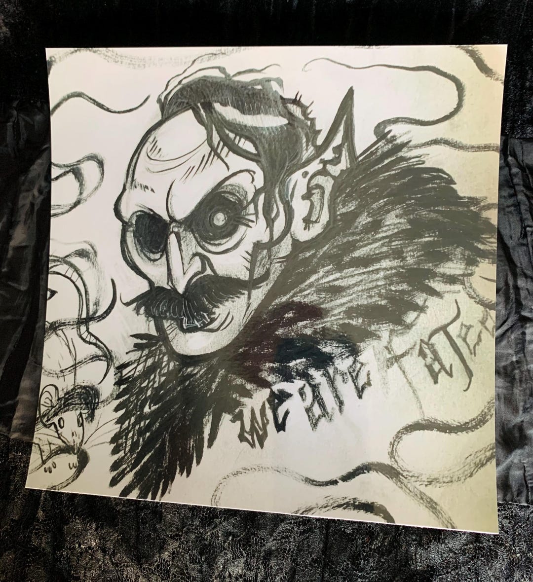 Stinky Rat Lord 8x8 Metallic Print - Etsy