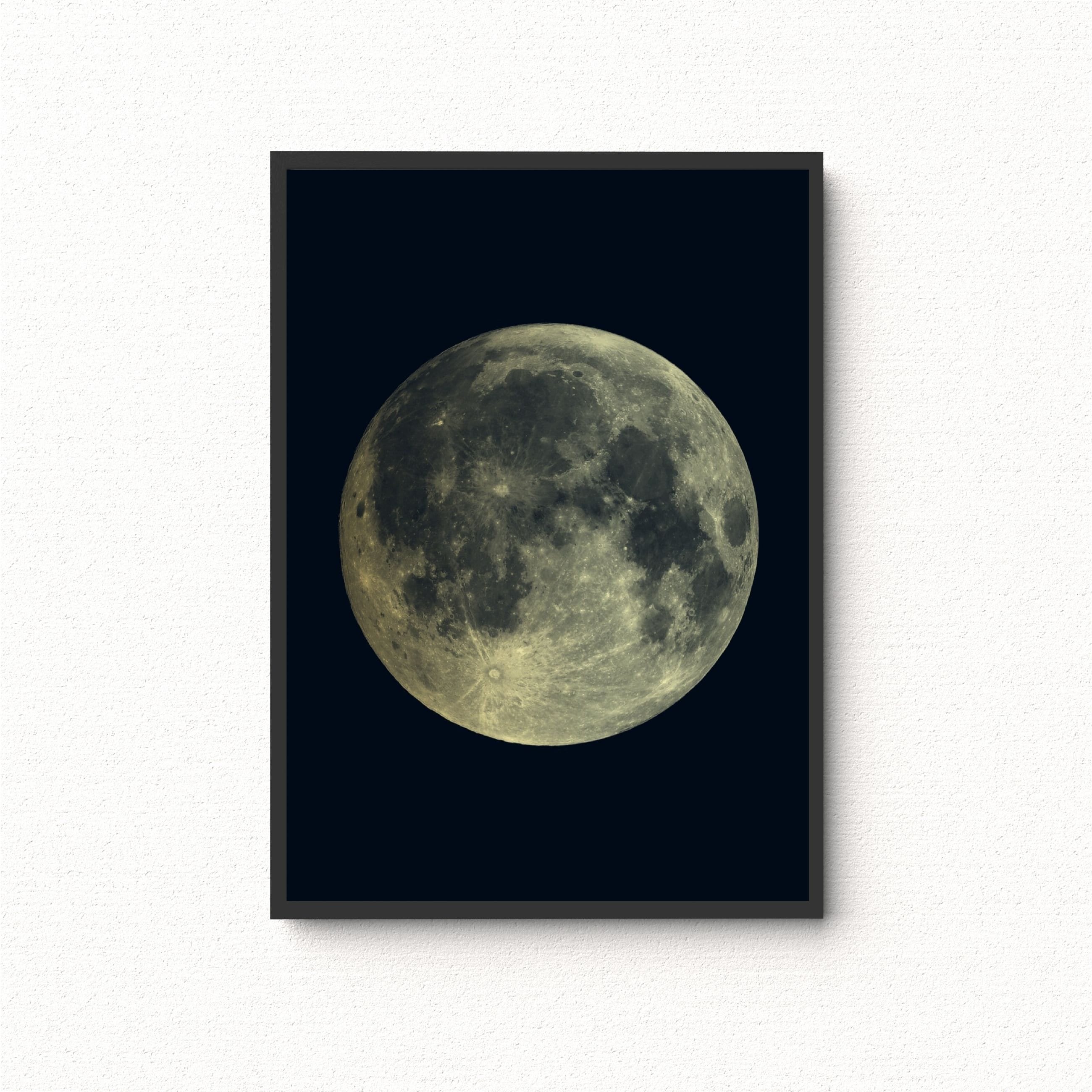 Moon Printable Full Moon Print Art Moon Phases Wall Art Celestial ...