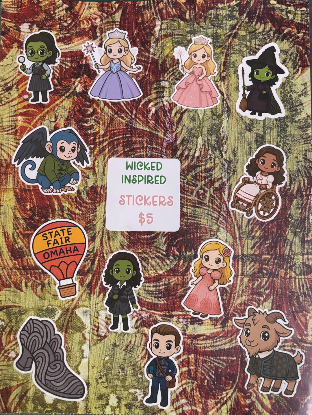 Wicked Inspired Stickers - Etsy