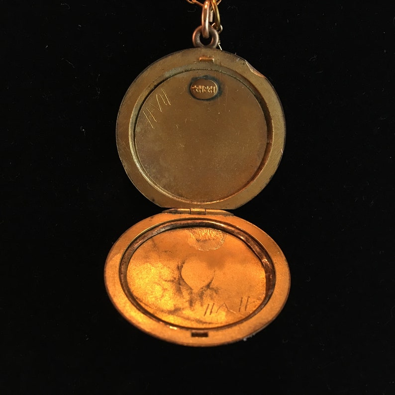 Classic Antique H&H Gold Filled Locket With Monogram - Etsy