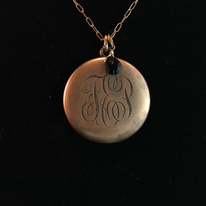 Classic Antique H&H Gold Filled Locket With Monogram - Etsy