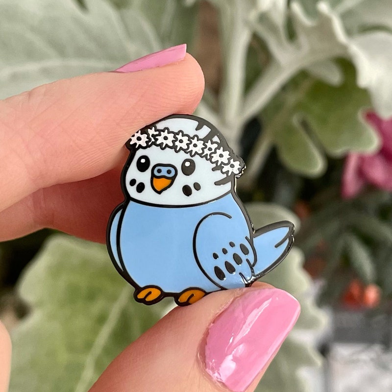 Blue Bird Pin - Etsy