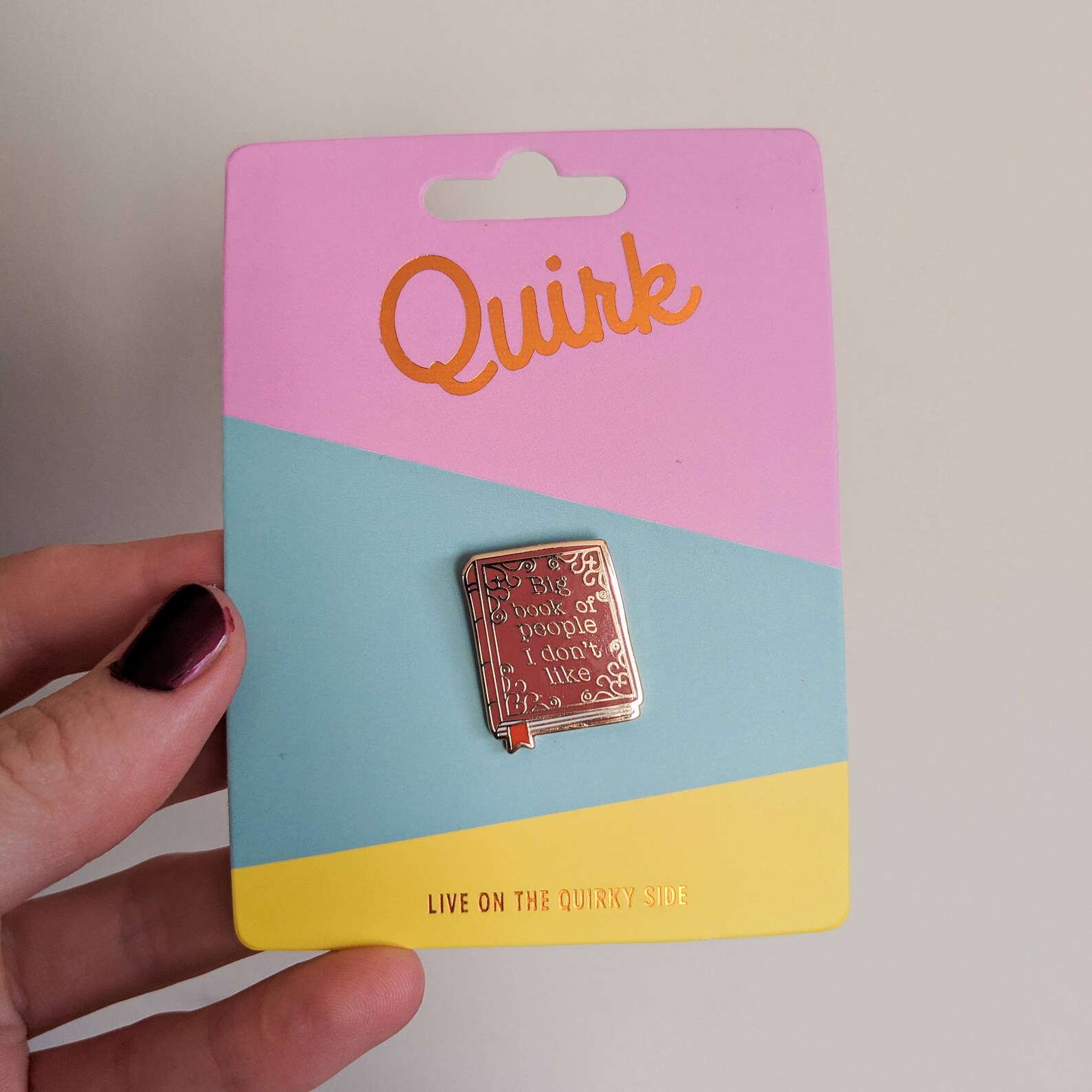 Enamel Pins Quote Introvert Big Book Funny Enamel Pin - Etsy