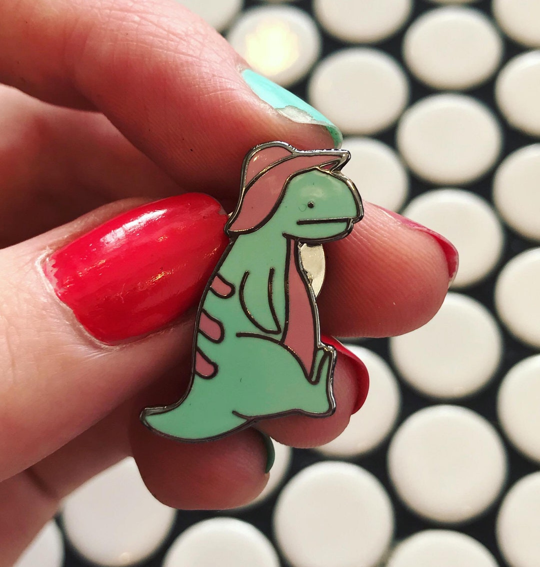 Enamel Pins - Cute Dinosaur T-rex Pin - Etsy