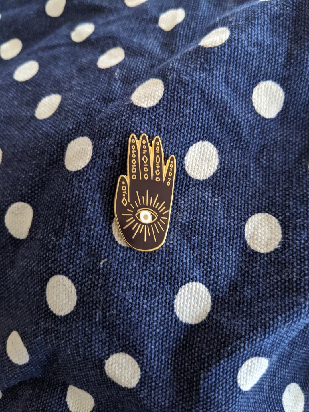 Enamel Pins - Mystic Hand Eye Boho Enamel Pin - Etsy