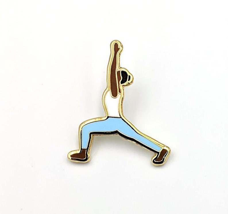 Enamel Pins Yoga Fitness Exercise Enamel Pin - Etsy