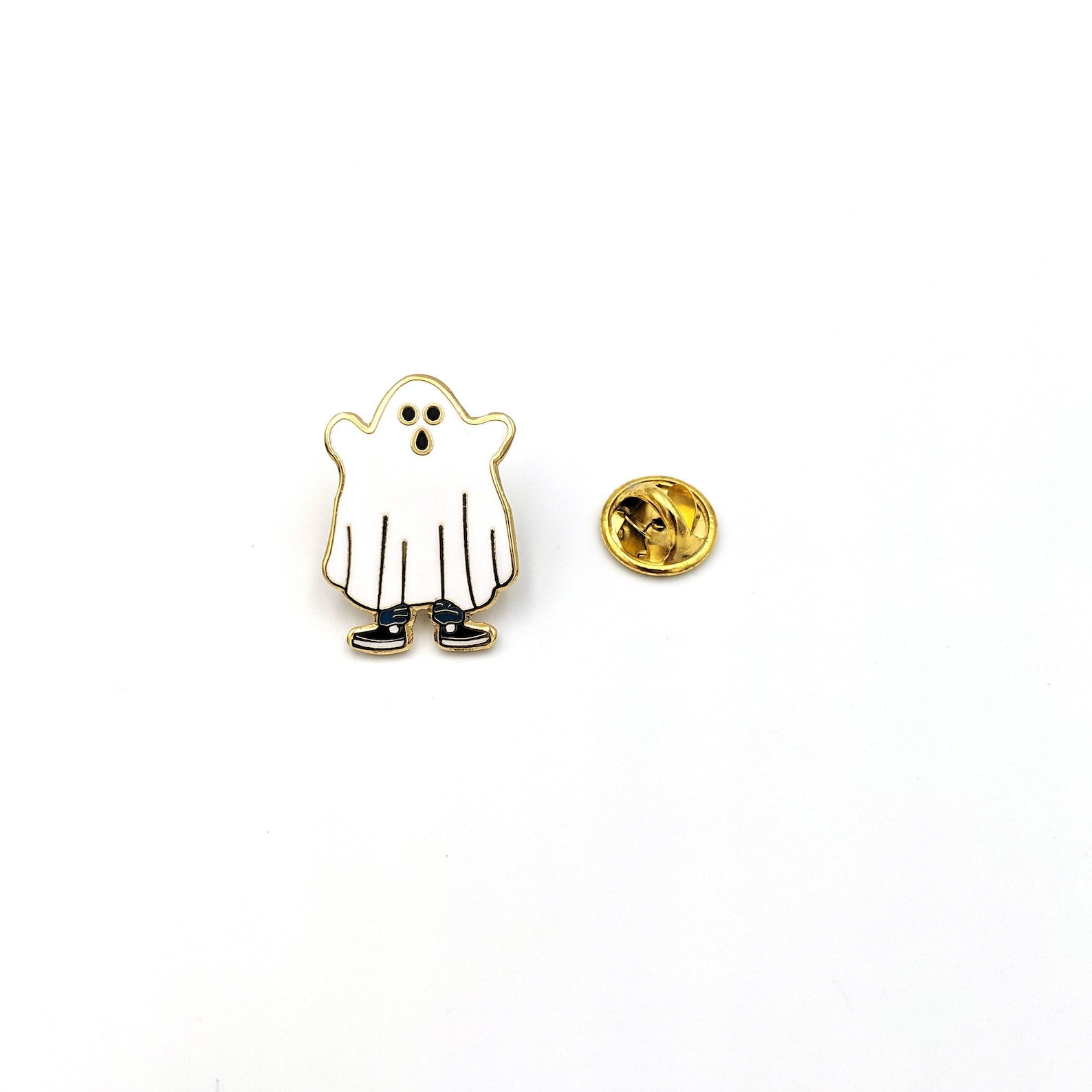 Enamel Pins Ghost Spooky Sheet Costume Enamel Pin - Etsy