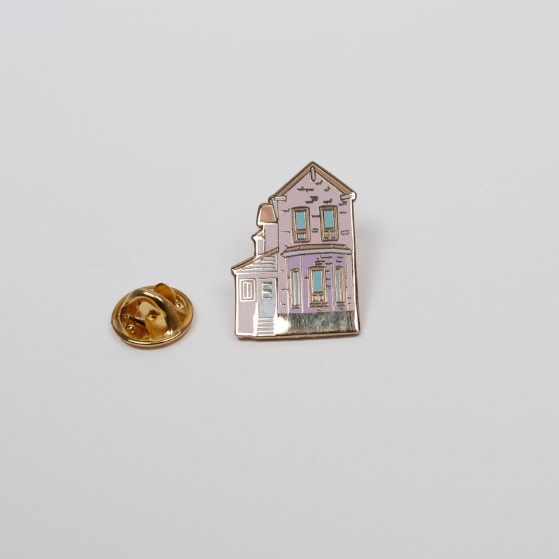 Enamel Pins Double Storey House Cute Design Enamel Pin - Etsy Australia