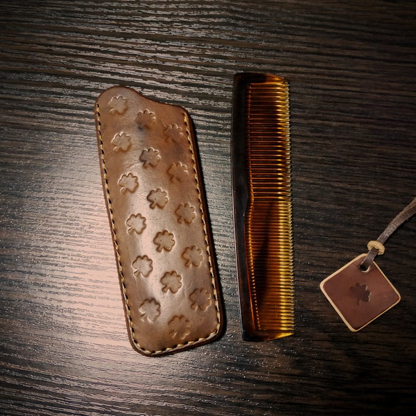 Leather Comb - Etsy