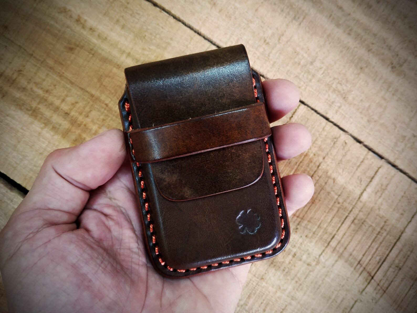 Compact Leather Cigarette Case Leather Cigarette Case Gift - Etsy