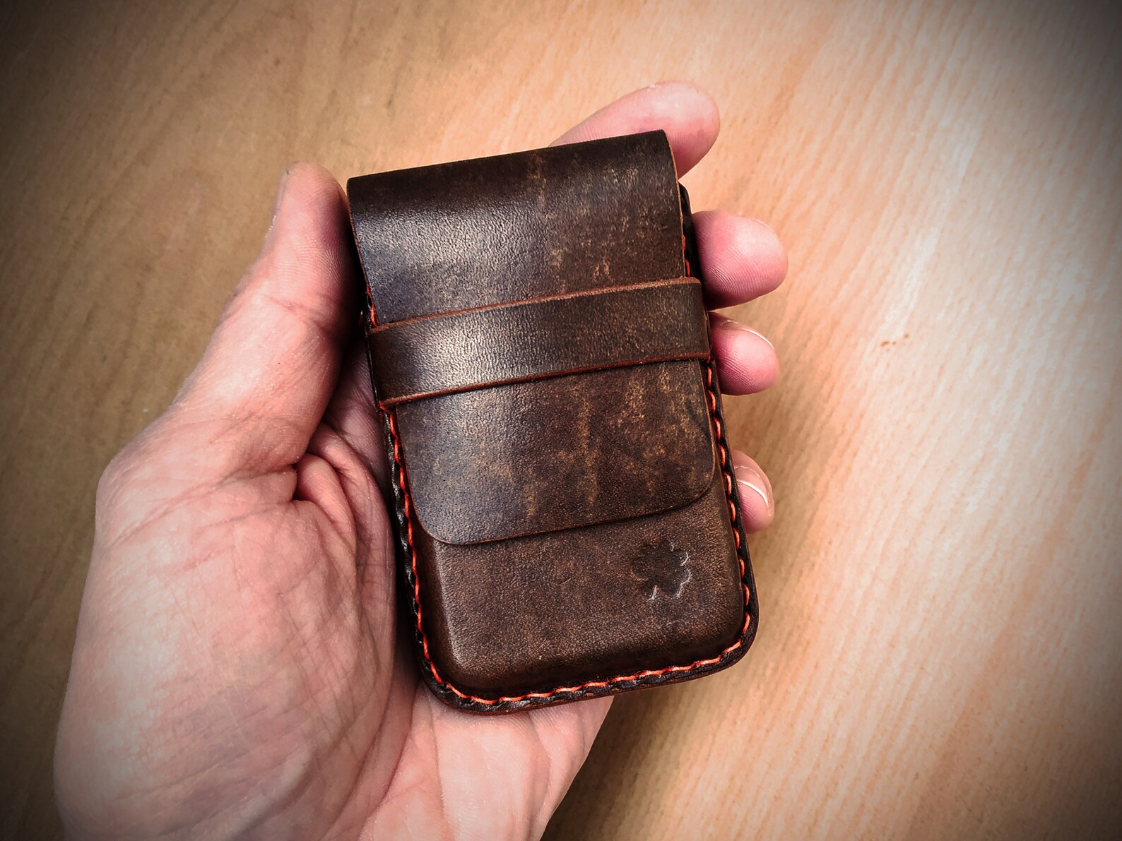 Compact Leather Cigarette Case Leather Cigarette Case Gift - Etsy