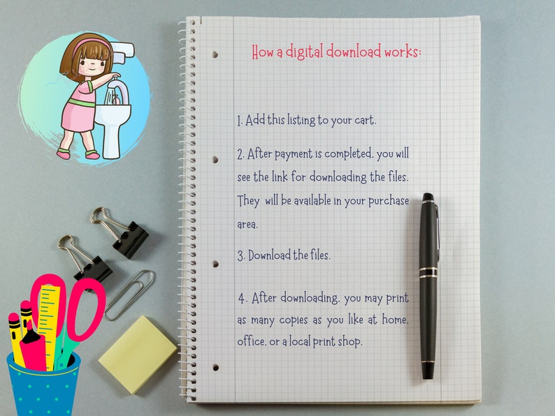 Bathroom Routine Visual Picture Communication Cards Toilet - Etsy