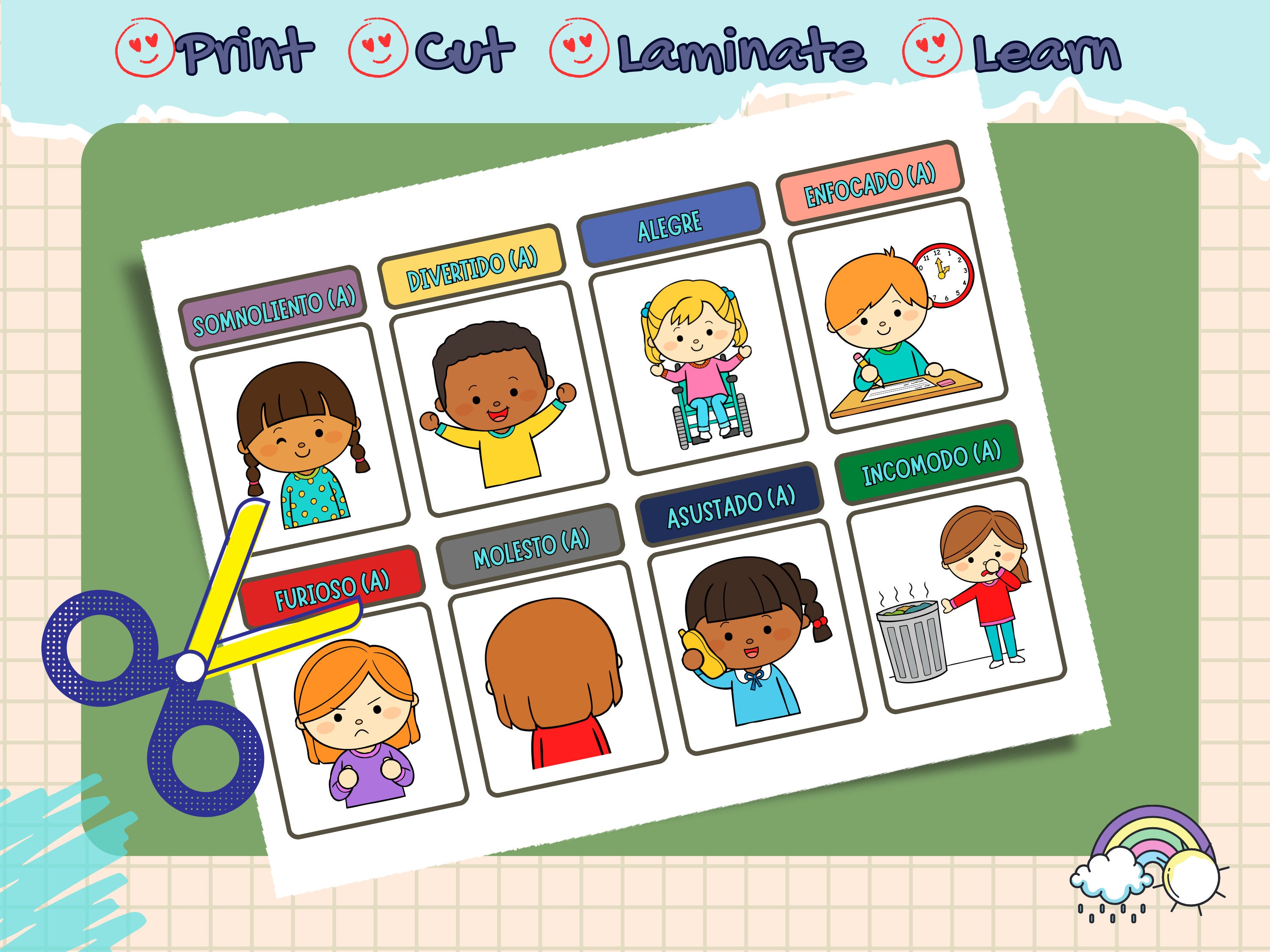 Emotions and Feelings Flashcards Visual Picture Communication ...