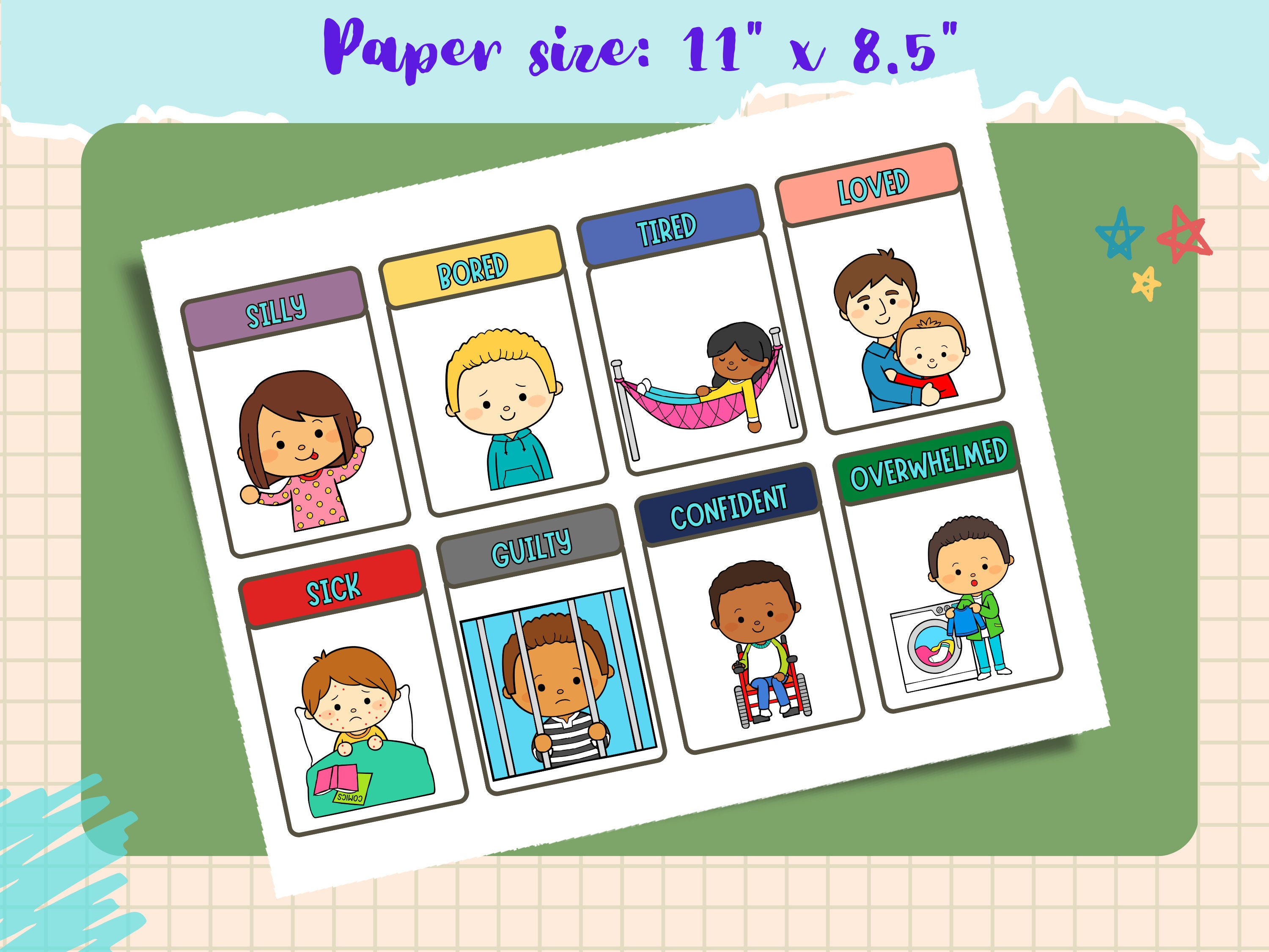 Emotions and Feelings Flashcards Visual Picture Communication ...