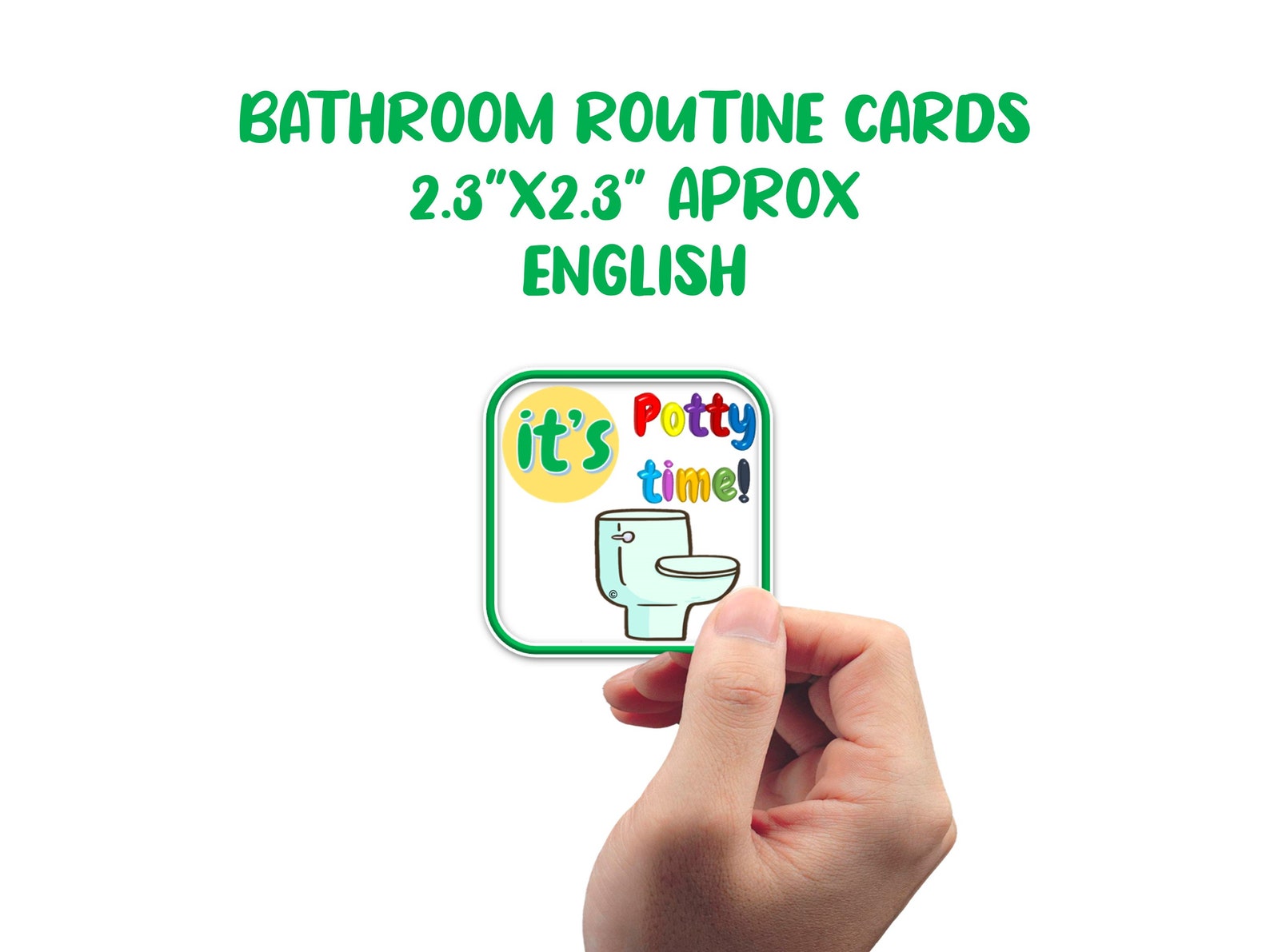 Bathroom Routine Visual Picture Communication Cards Toilet | Etsy Canada