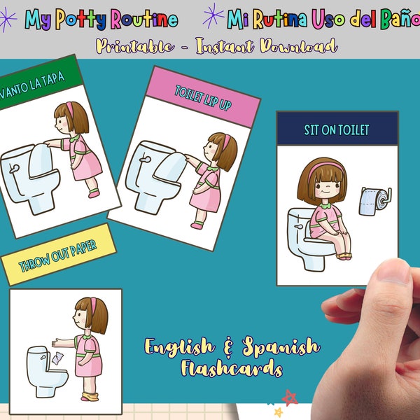 Autism Potty Cards - Etsy