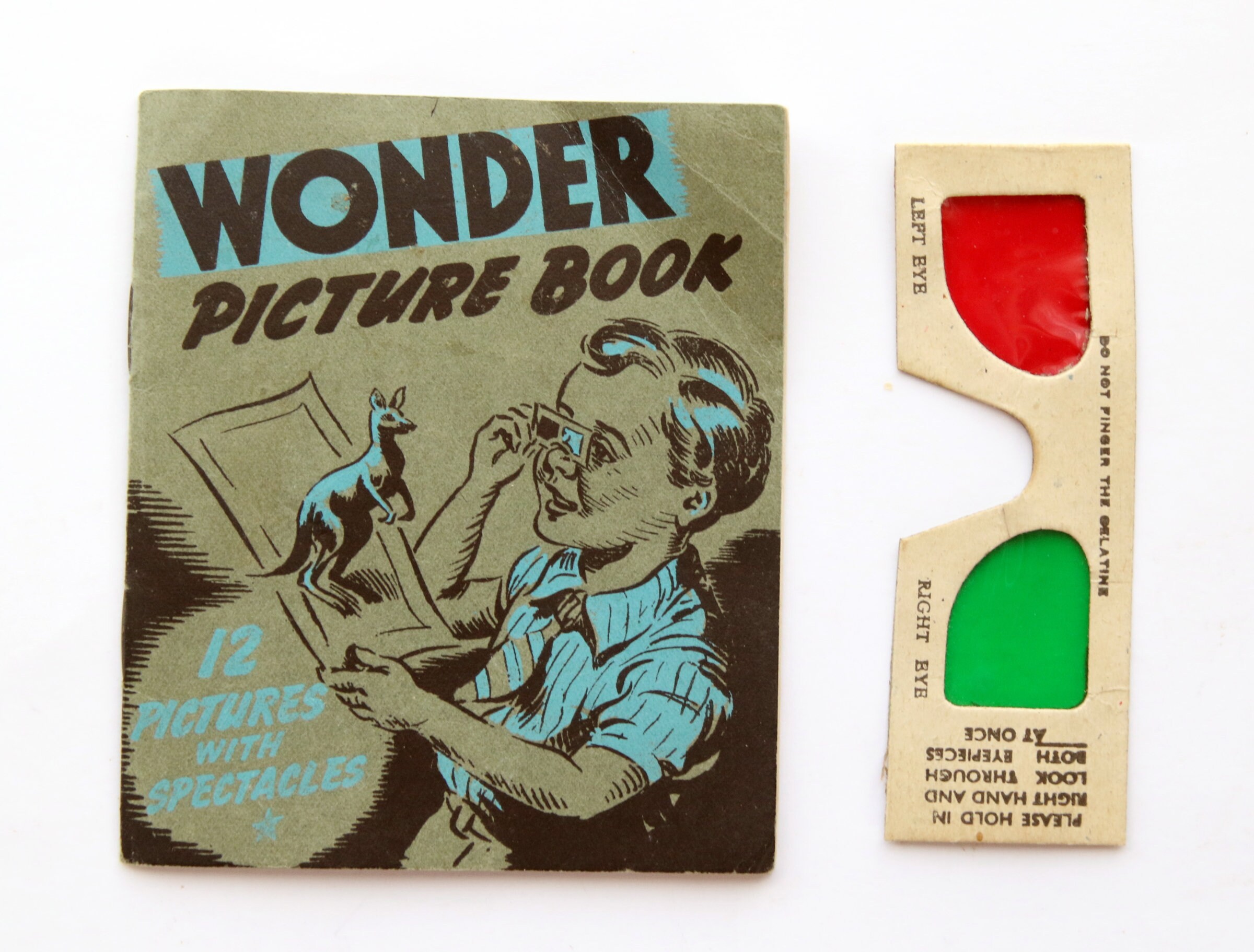 WONDER PICTURE BOOK With Original 3D Spectacles - C1940s - Etsy UK
