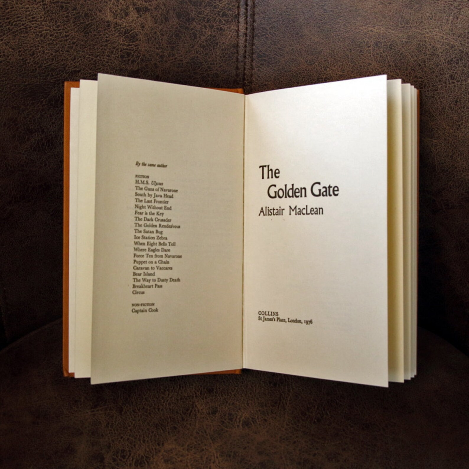 THE GOLDEN GATE by Alistair Maclean 1st Edition - Etsy