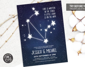 Libra Invitation - Etsy