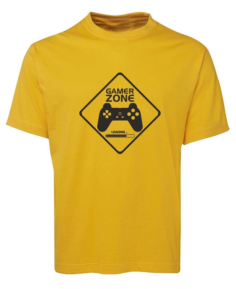 Gamer Zone Warning Sign T Shirt Australia Print Gaming Zone - Etsy ...