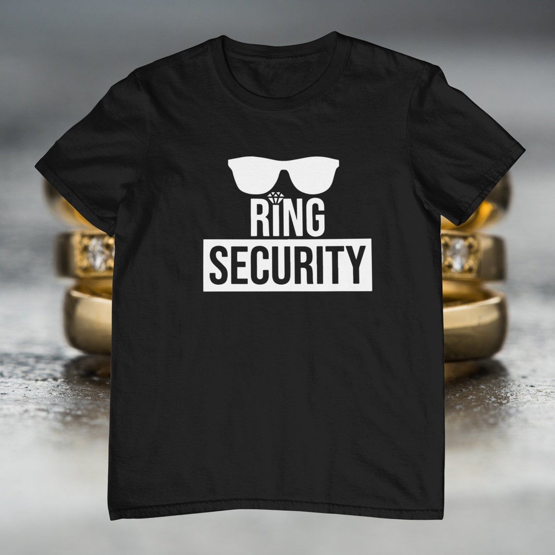 Ring Security T Shirt Australia Print | Boys Ring Security Tee | Bridal ...