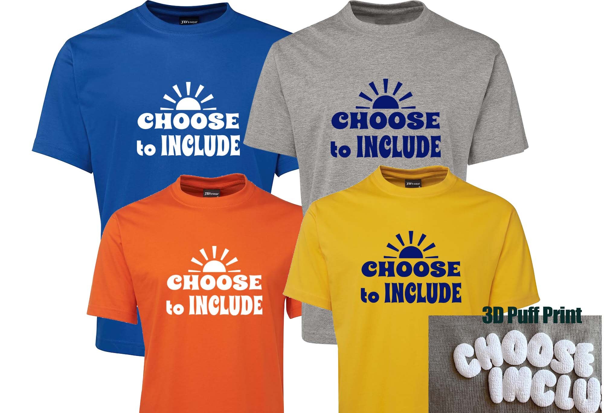 Choose to Include Print T Shirt Australia PUFF Design Tee Special ...