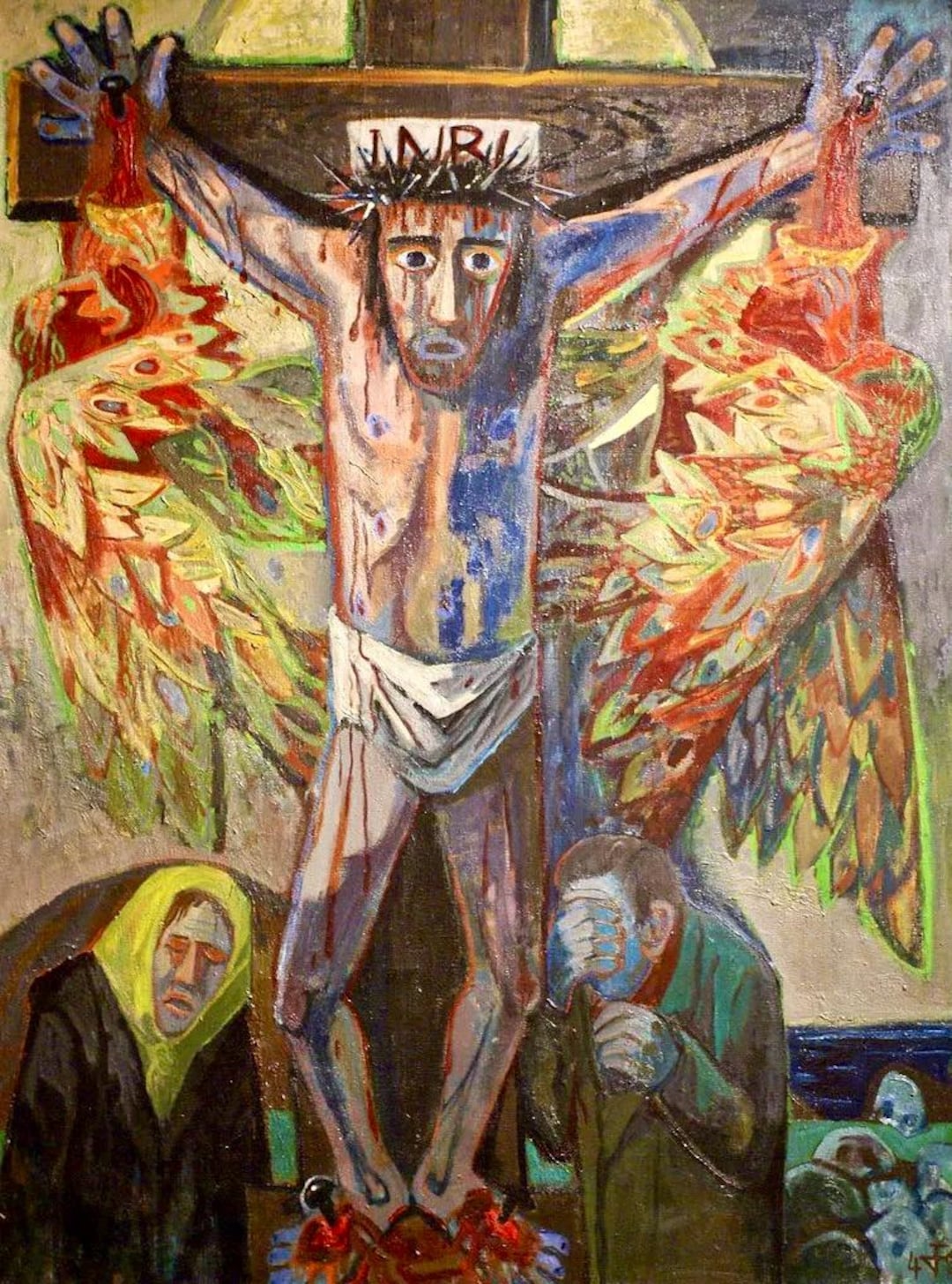 The Great Crucifixion by Otto Dix -premium Quality Art Print - Etsy