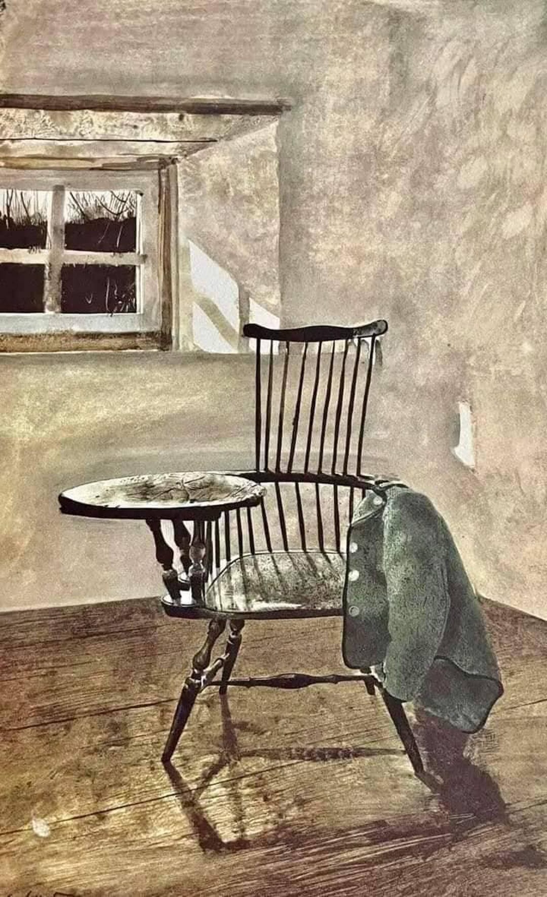 Andrew Wyeth Art Print: the Writing Chair, Matte Finish - Etsy