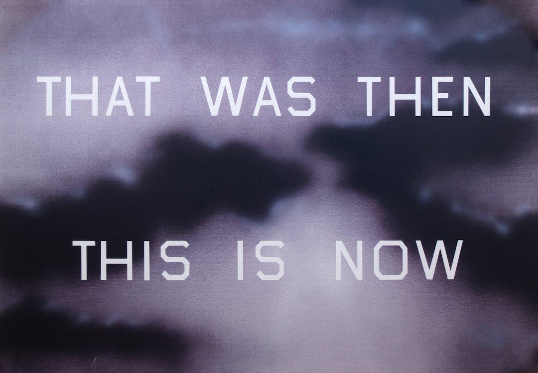 That Was Then This is Now by Ed Ruscha -premium Quality Art Print - Etsy