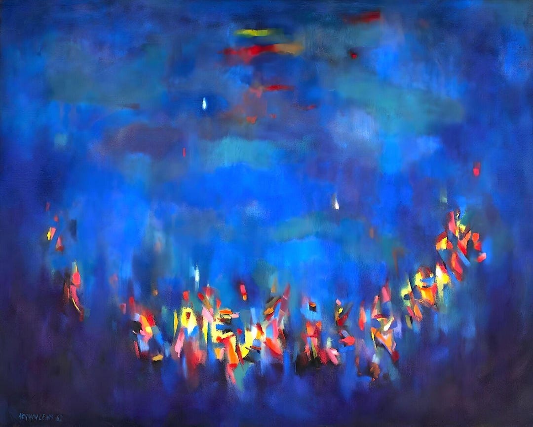 Norman Lewis 'ritual' Art Print: Abstract Expressionism, Matte Finish ...