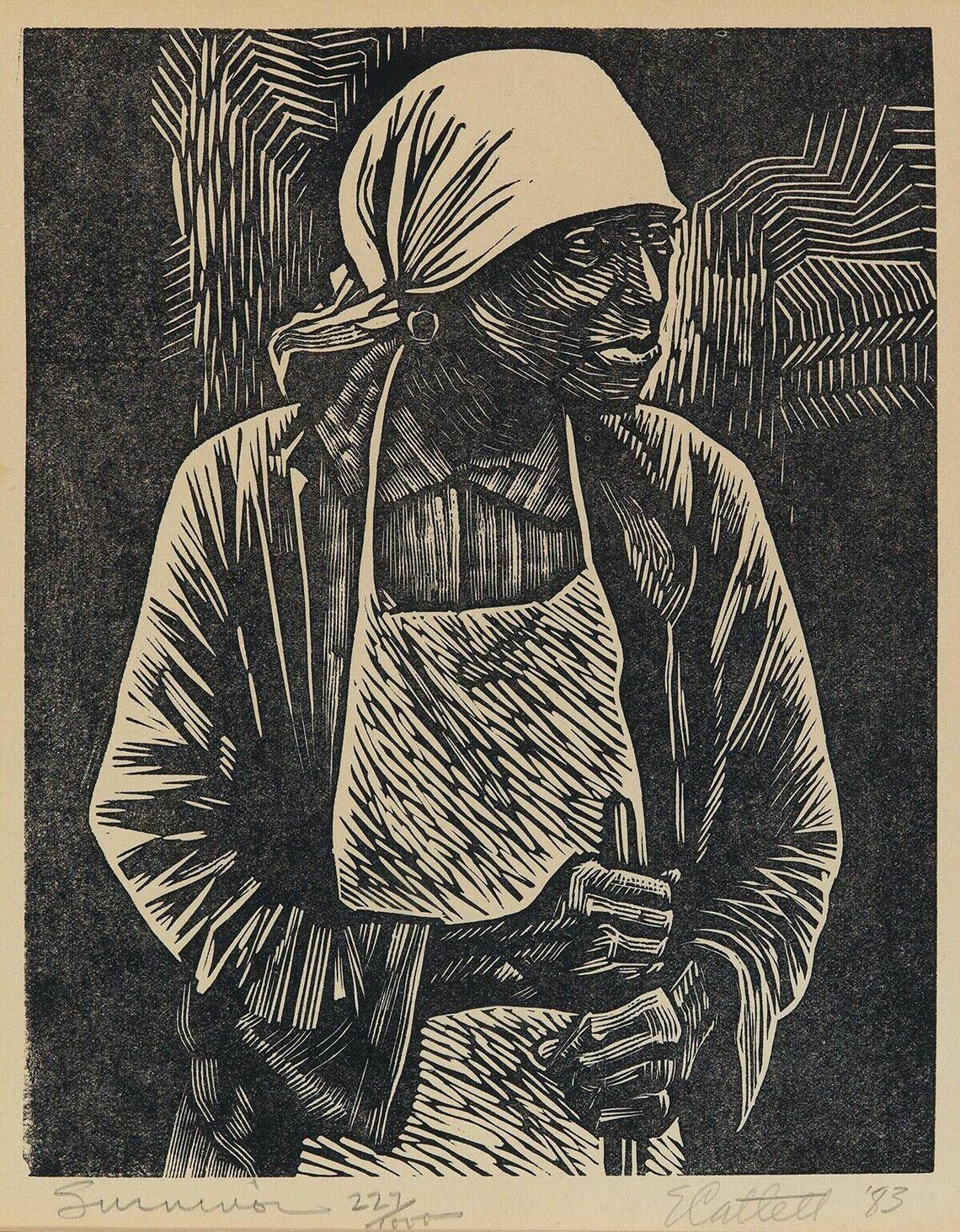 Survivor by Elizabeth Catlett | Empowering Feminist Art Print | Vintage ...