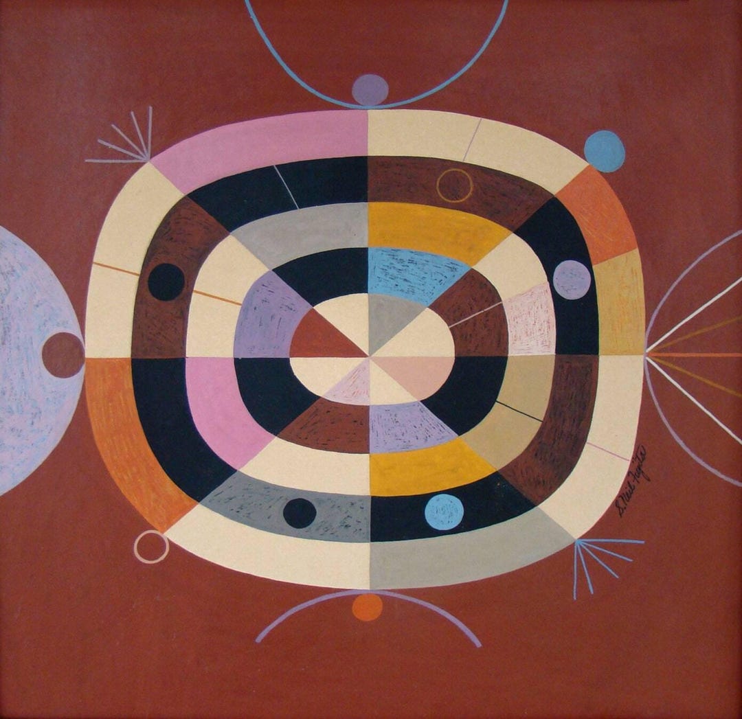 S. Neil Fujita Mid-century Modern Art Print: Geometric Abstract - Etsy