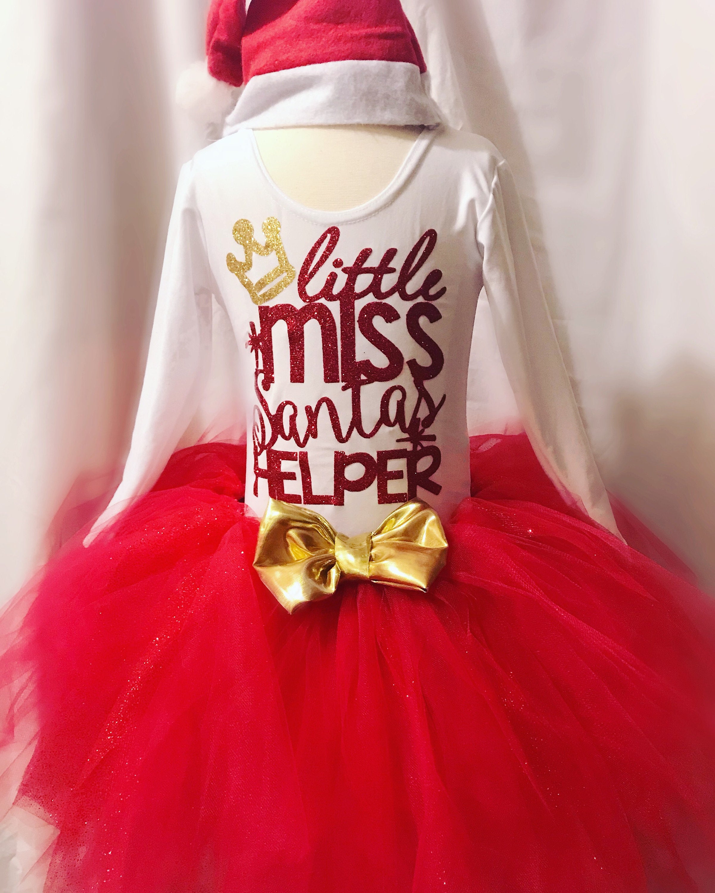 Little Miss Santa's Helper Tutu Set - Etsy