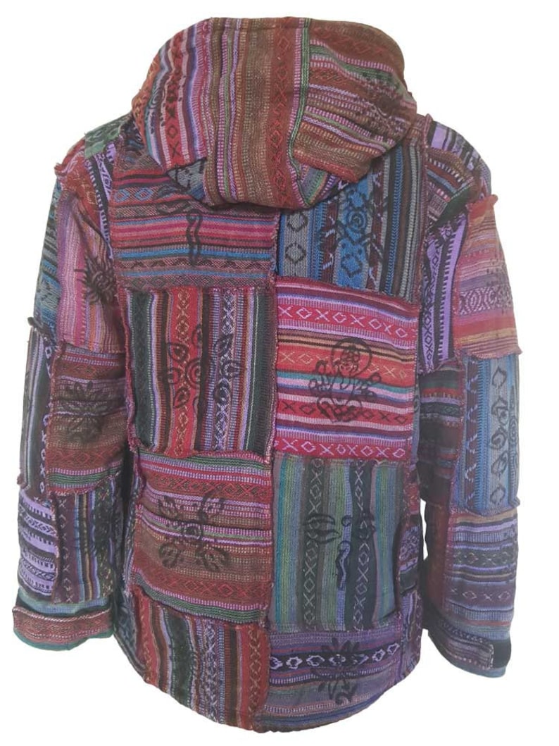 Patchwork Fleece Lined Cotton Jackets - Etsy UK