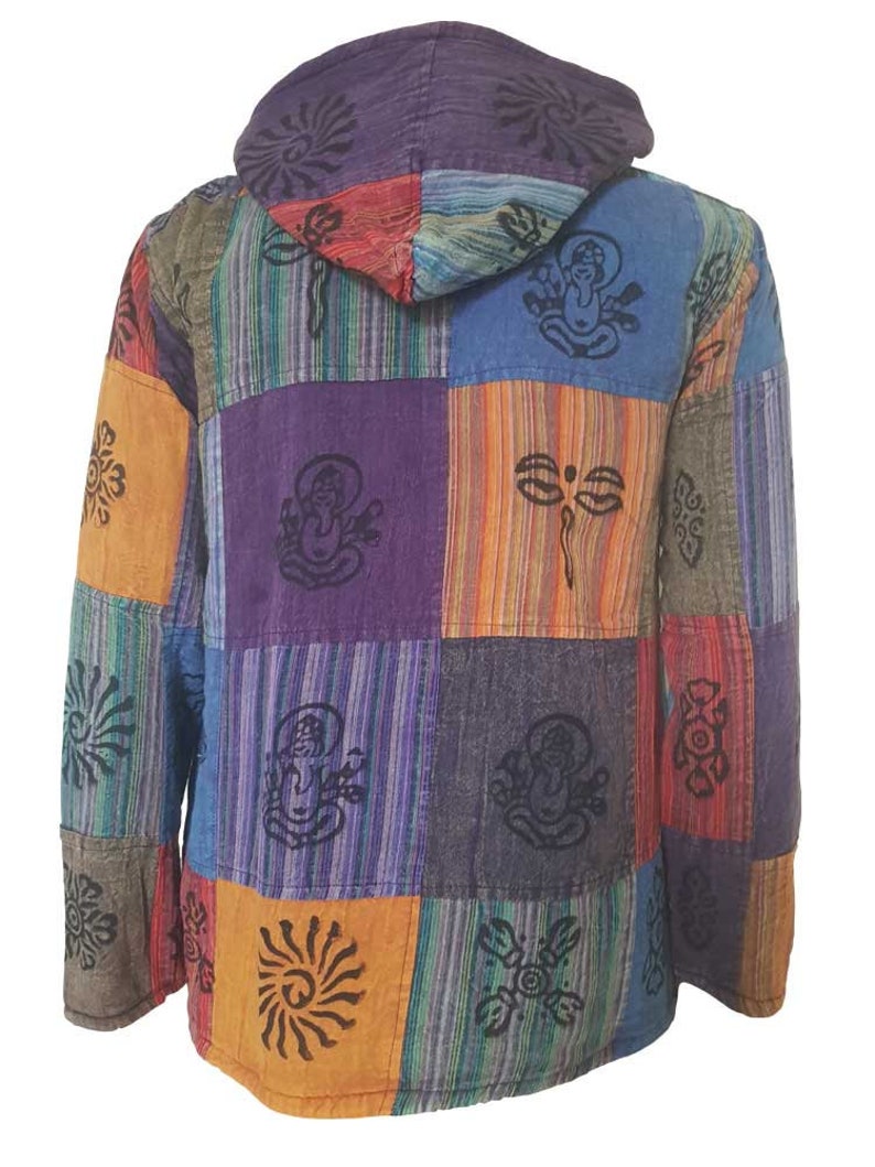 Patchwork Fleece Lined Cotton Jackets - Etsy UK