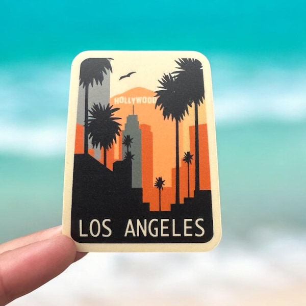 Los Angeles Sticker - Etsy