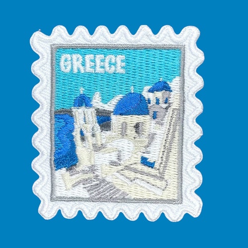 Greece Patch - Etsy