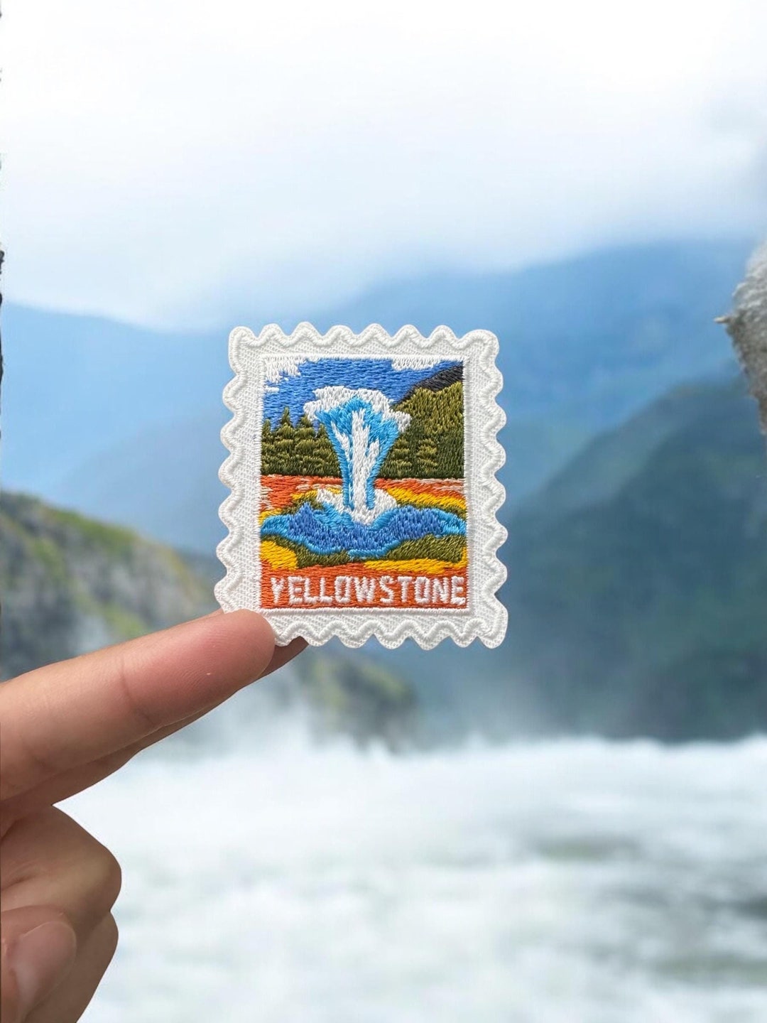 Yellowstone Patch- Yellowstone National Park- National Parks- Iron on ...