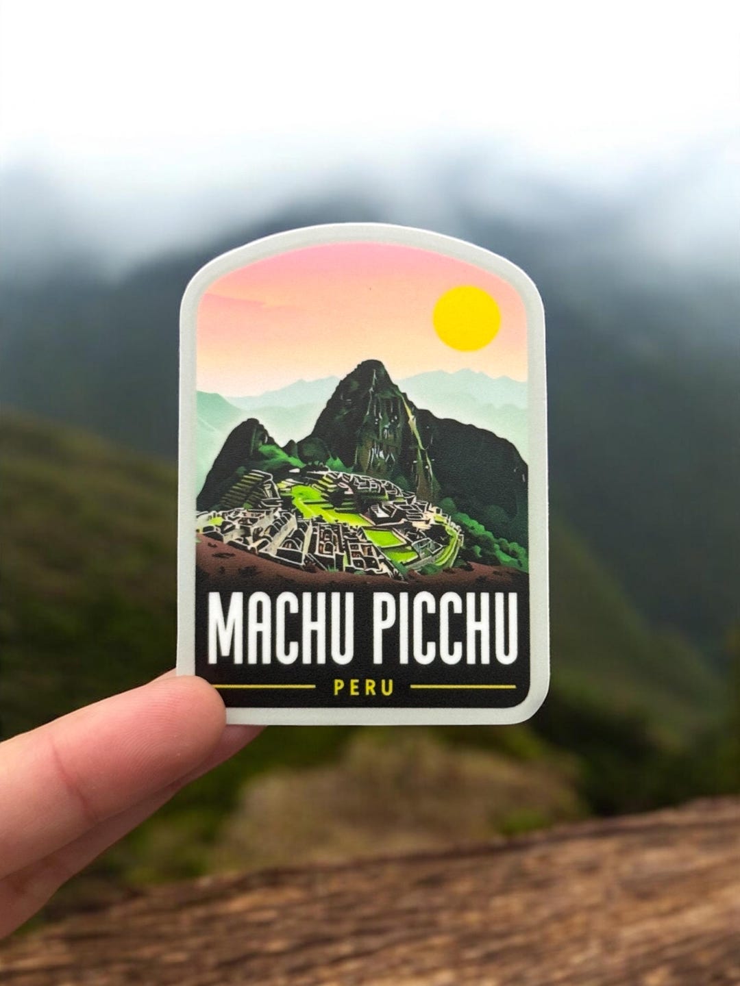 Machu Picchu Sticker- Travel Stickers- Peru Sticker- Vinyl Sticker ...