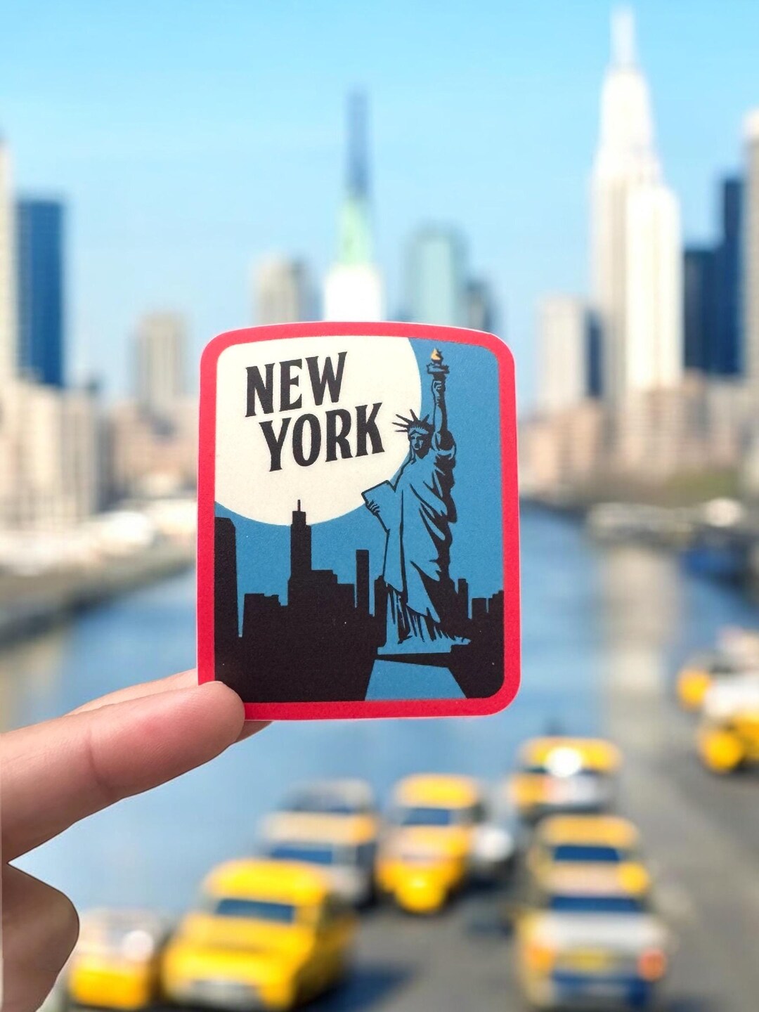 New York Sticker- New York Travel Stickers- Vinyl Sticker- Waterproof ...