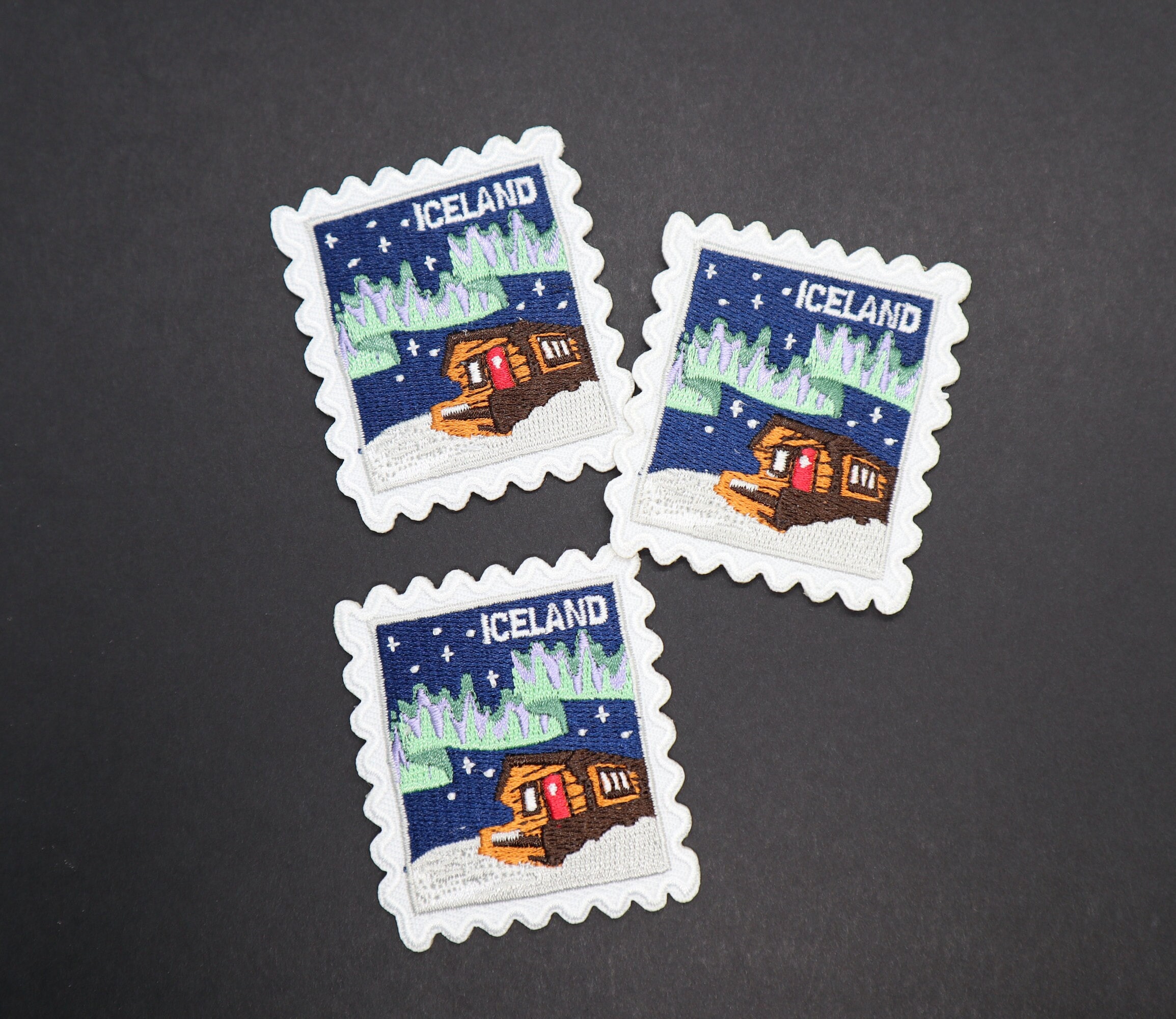 Iceland Patch Northern Lights Travel Patches Iron on Patch - Etsy