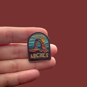 Arches National Park Pin- Arches Pin- National Park Pin- Enamel Pin ...