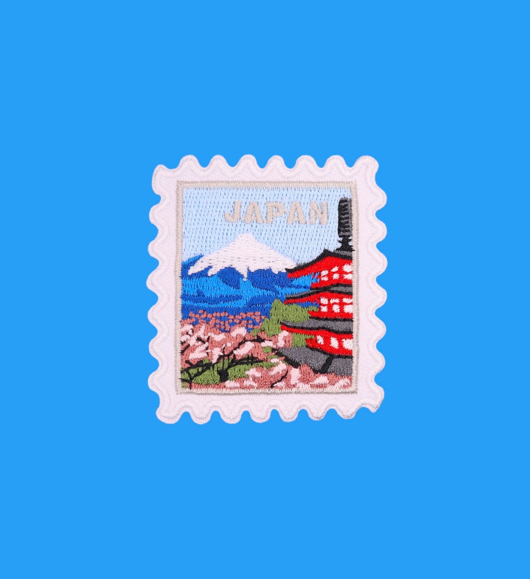 Japan Patch Iron on Patch Travel Patches Tokyo Mount Fuji Patches ...