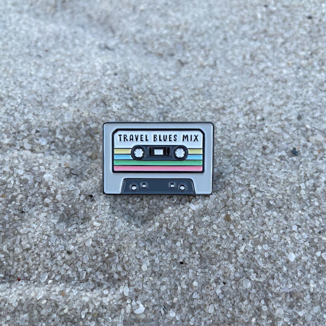 Road Trip Pin- Record Pin- Cassette Pin- Retro- Wanderlust- Travel ...