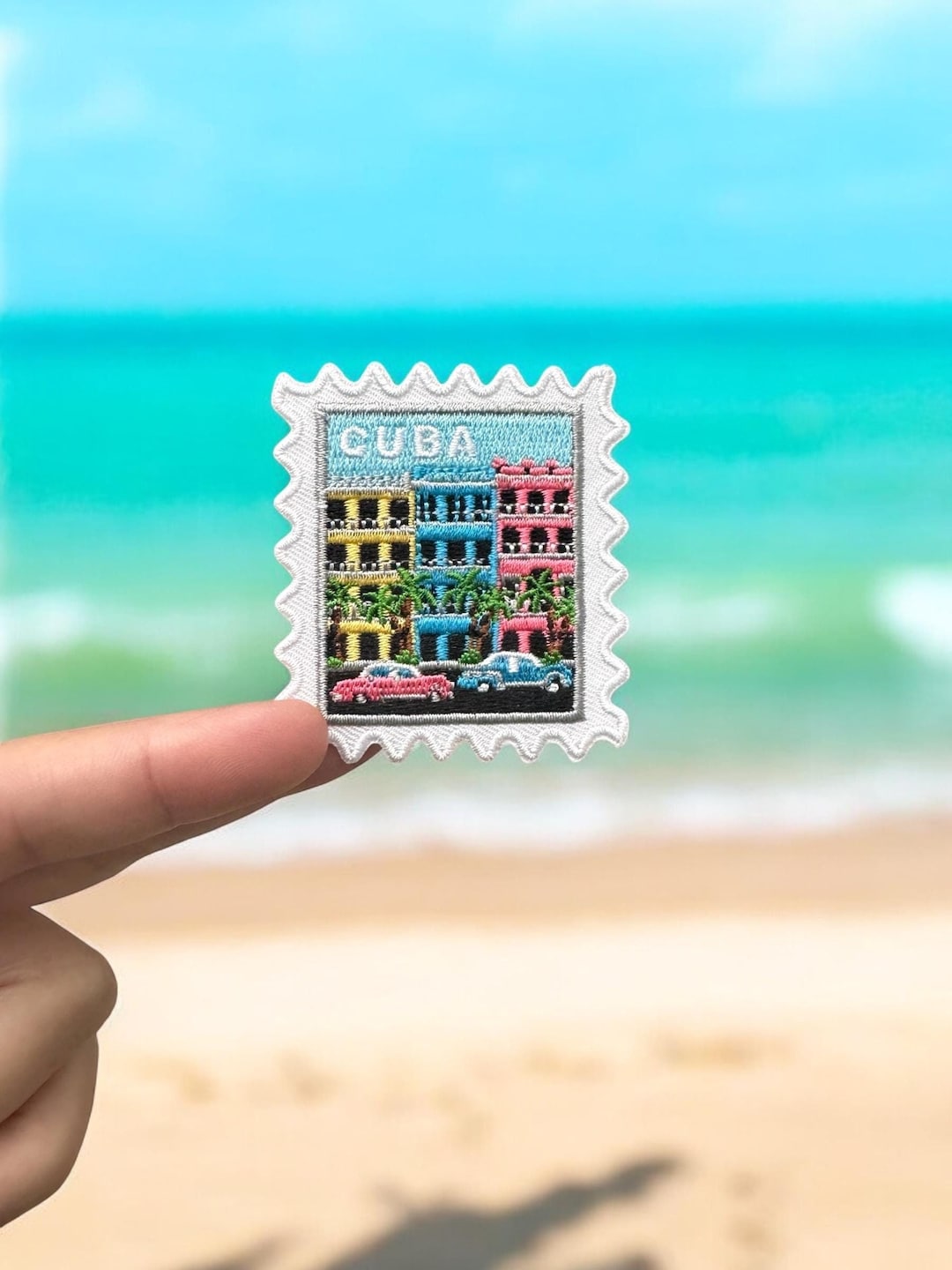 Cuba Patch- Travel Patches- Cuba Iron on Patch- Travel Souvenir- Travel Souvenir- Traveler- Sew ...