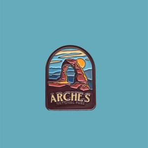 Arches National Park Pin- Arches Pin- National Park Pin- Enamel Pin ...
